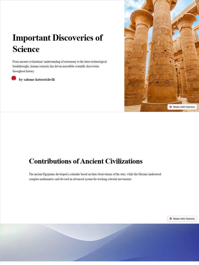 Important Discoveries of Science | PDF | Science | Genetics