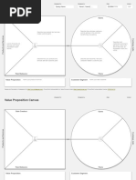 The Value Proposition Canvas - Official Template From Strategyzer | PDF