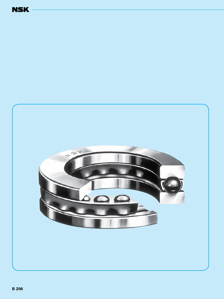 ROLAMENTOS AXIAIS DE ESFERAS DE ESCORA SIMPLES Com Assento Plano ...