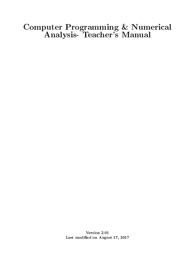 Computational Physics Pdf Integer Computer Science Operating System 6150