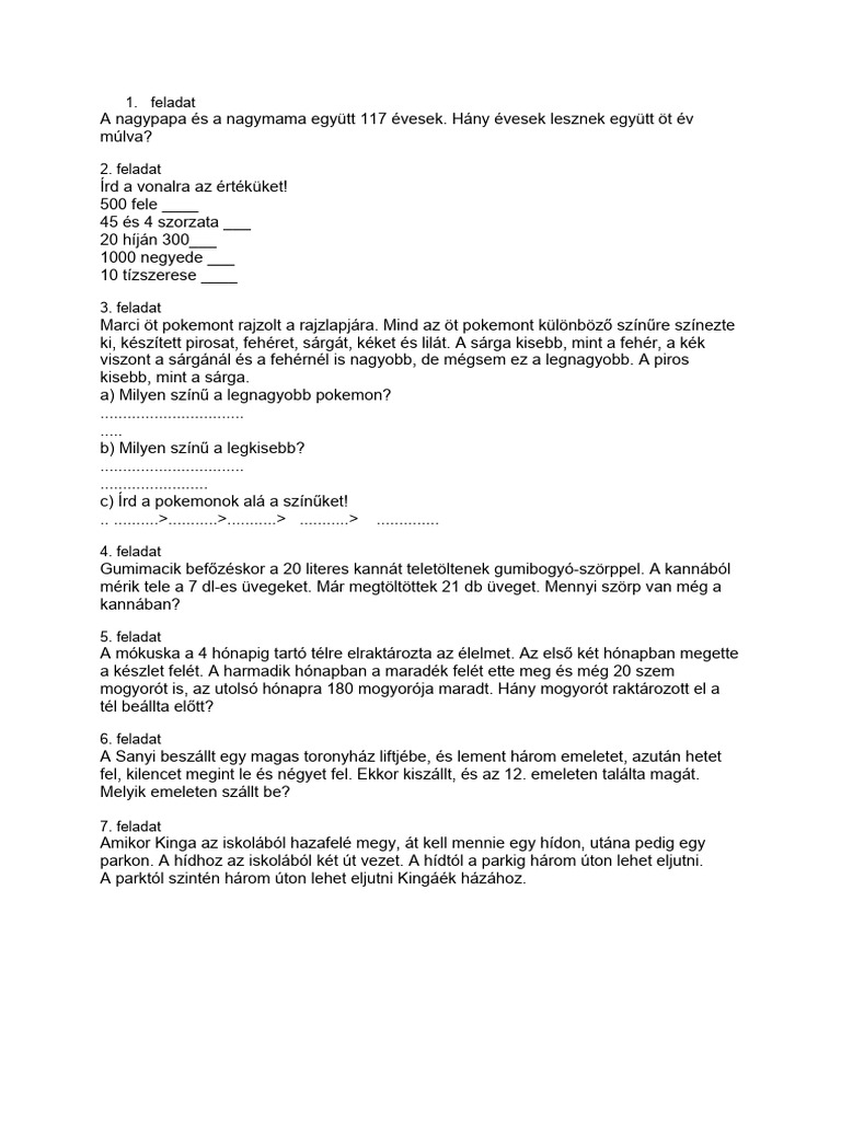 Feladat | PDF