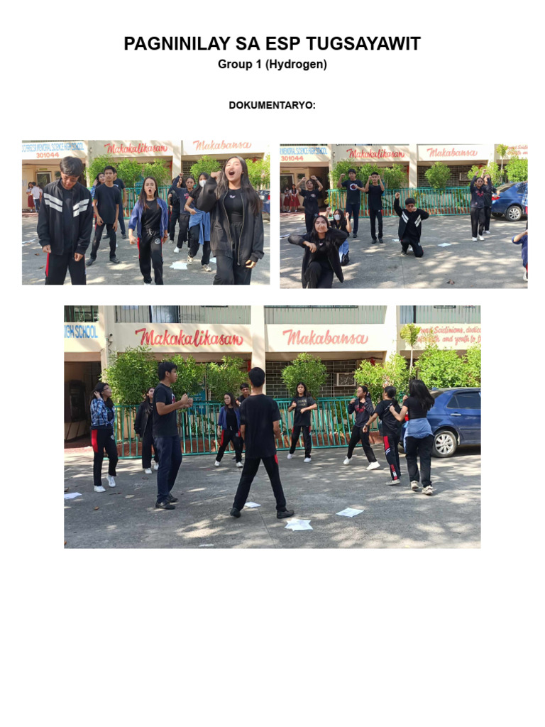 Pagninilay EsP Tugsayawit | PDF