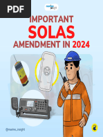 What's New With SOLAS 2024 | PDF | Shipping | Ships