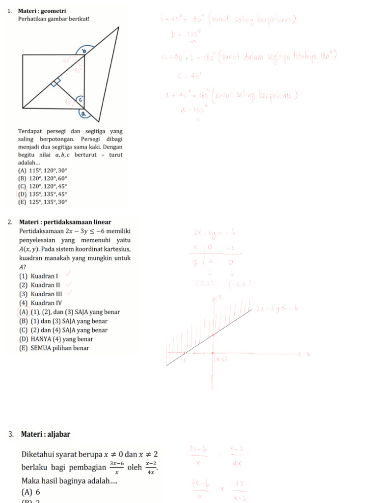 Tutoring Note 17 Januari 2024 (Paket 11) | PDF
