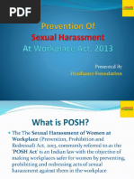 POSH Training Module Overview | PDF