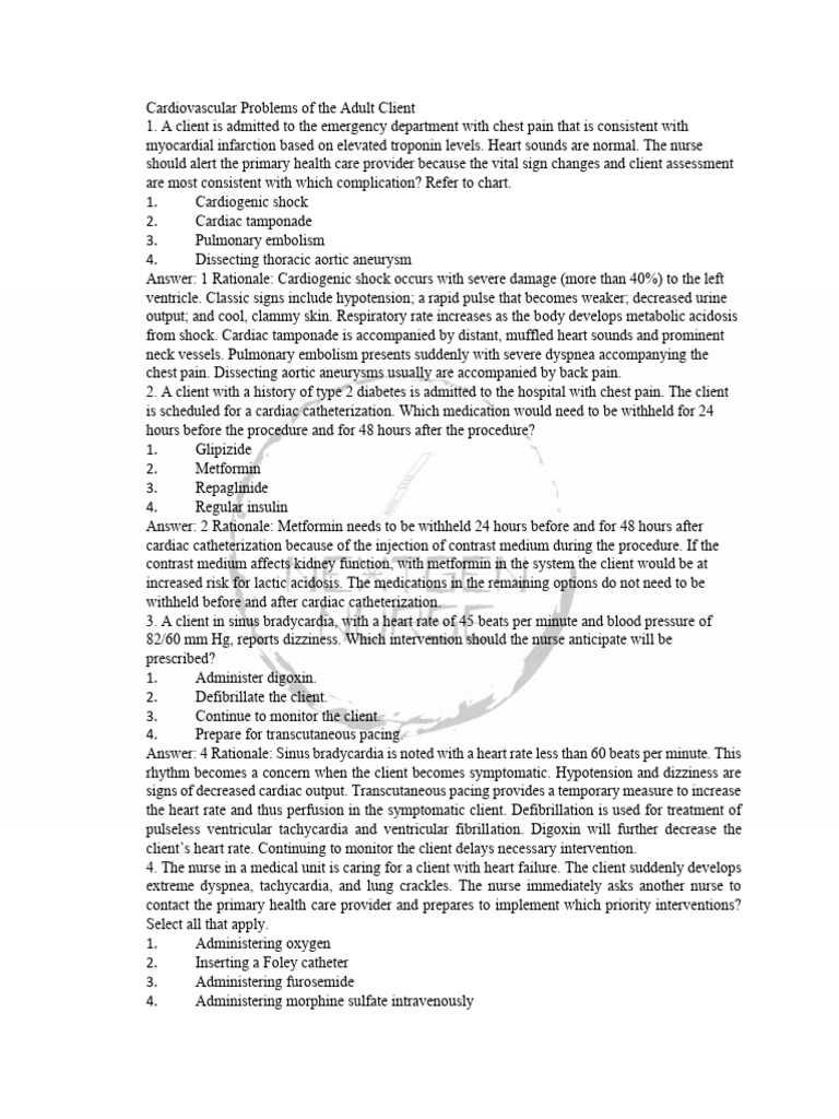 Compilation | PDF | Heart | Shock (Circulatory)