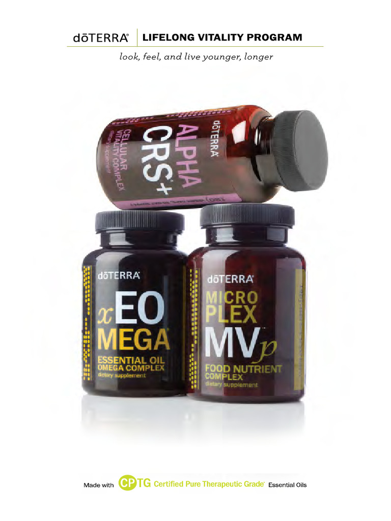 Vitality Booklet | PDF | Mitochondrion | Dietary Supplements