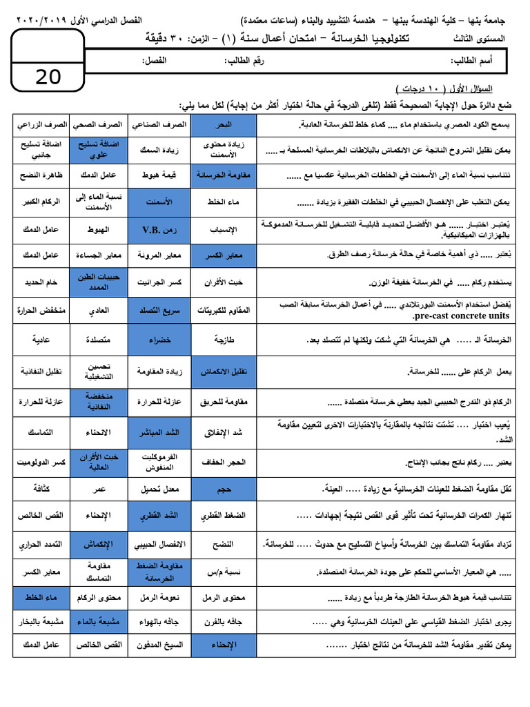 Mid Term 1 Answer 2019 | PDF