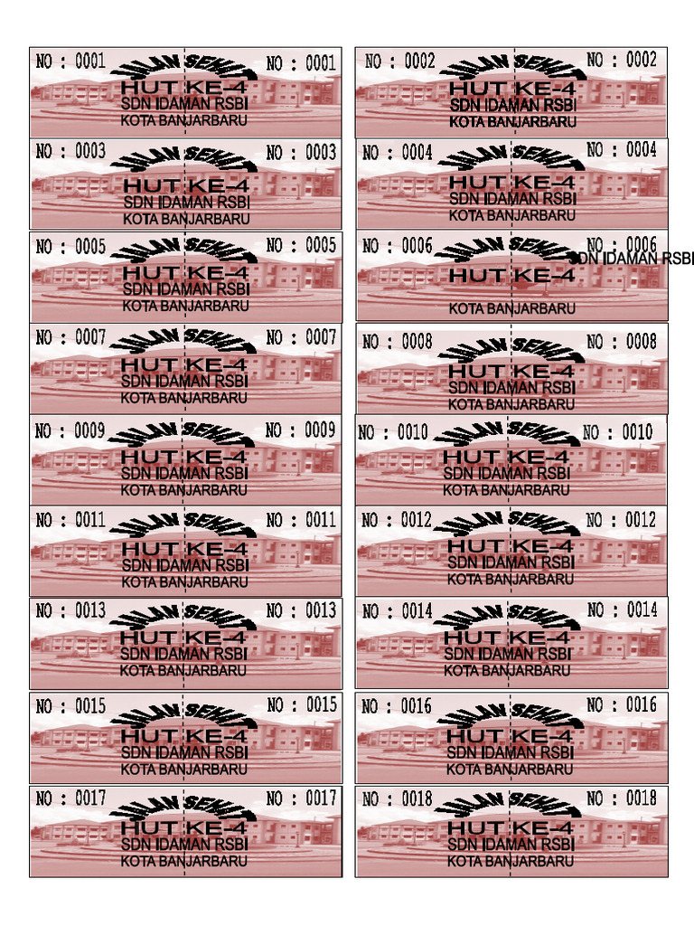 Dokumen - Tips Kupon Jalan Sehat 1 18 | PDF