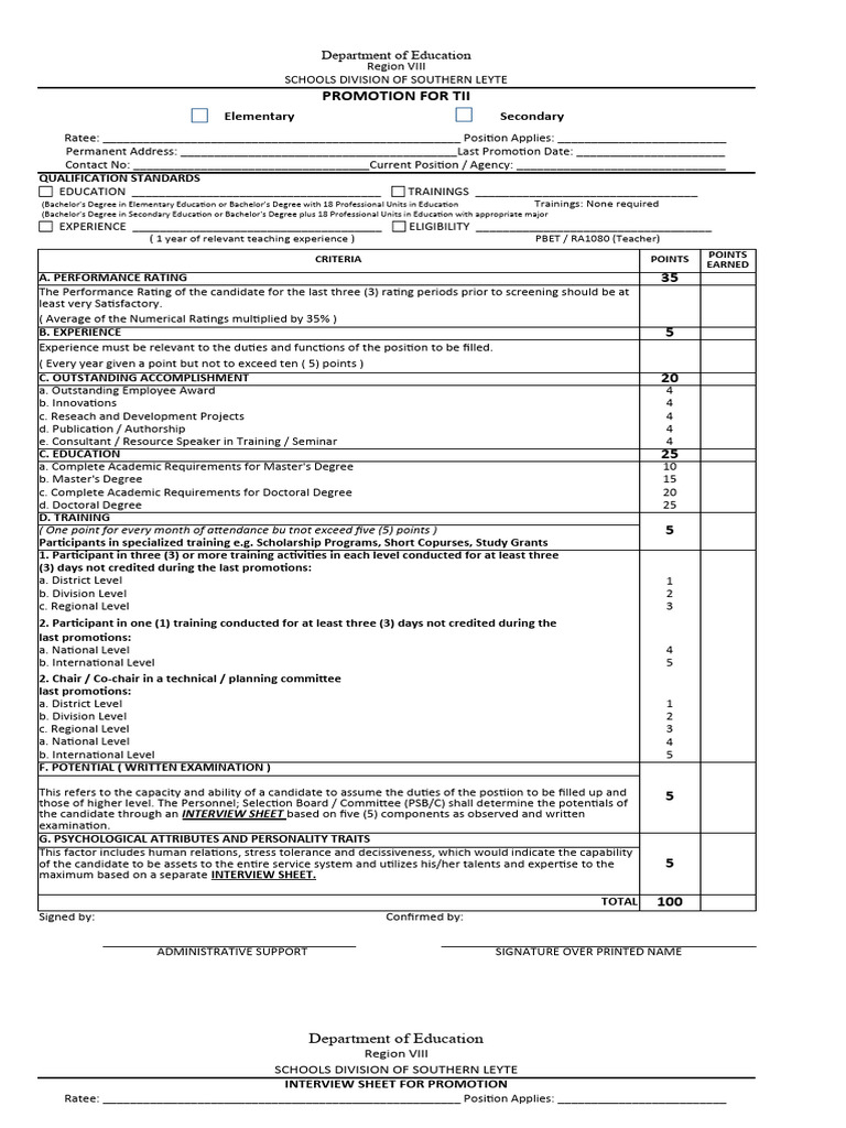Tools For Teaching Promotion 1 | PDF