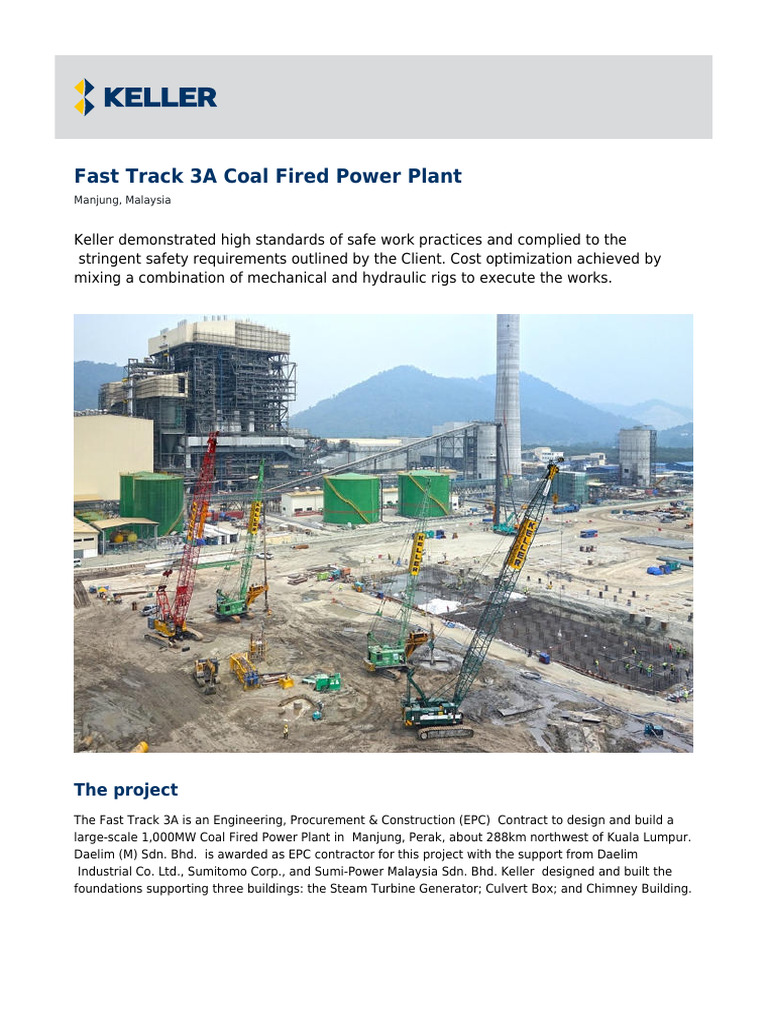 Fast Track 3a Coal Fired Power Plant | PDF