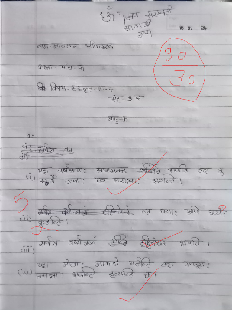 Student Correction | PDF