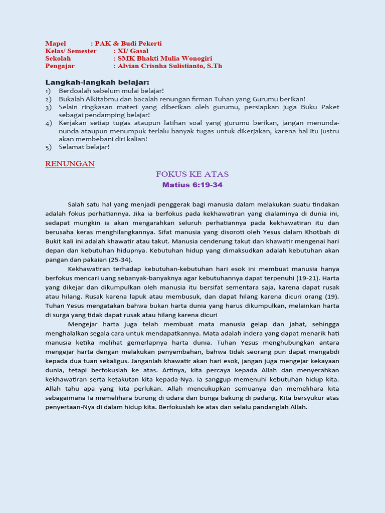 Kelas Xi-Bab Iii Hedonisme VS Keugaharian | PDF