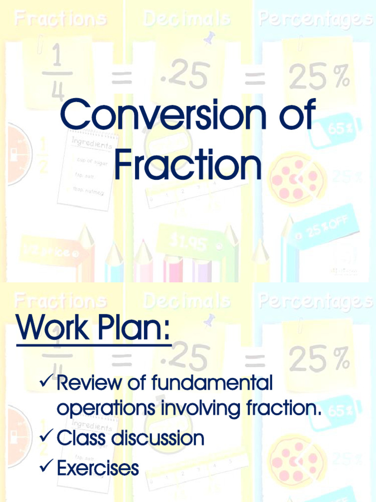 Conversion of Fraction | PDF