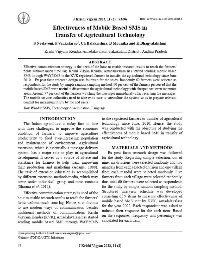 Mobile Based Sms Pdf