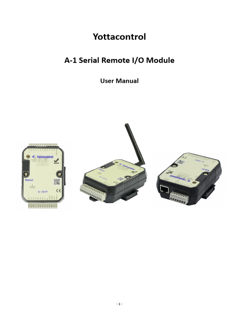 Yotta Manual | PDF | Programmable Logic Controller | Computer Engineering