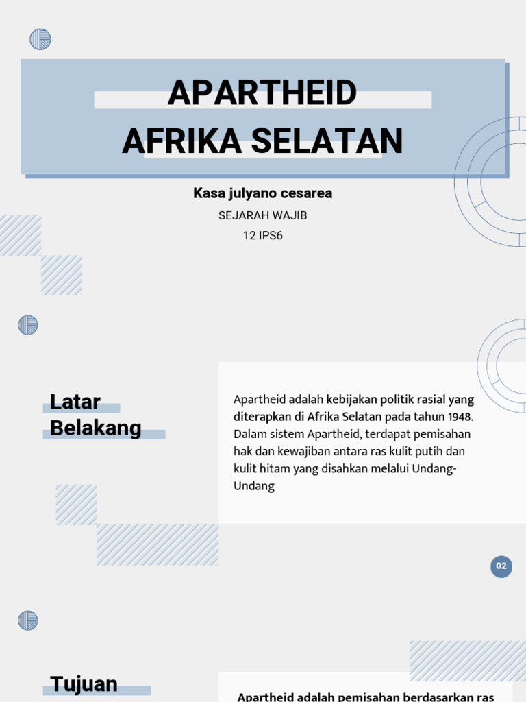 Apartheid Afrika Selatan | PDF