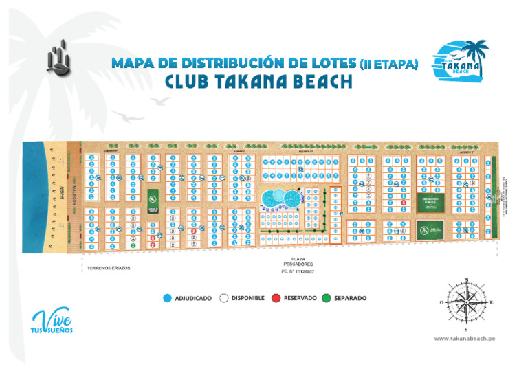 TB - Planimetria General Club Takana Beach 15.01.2024 | PDF