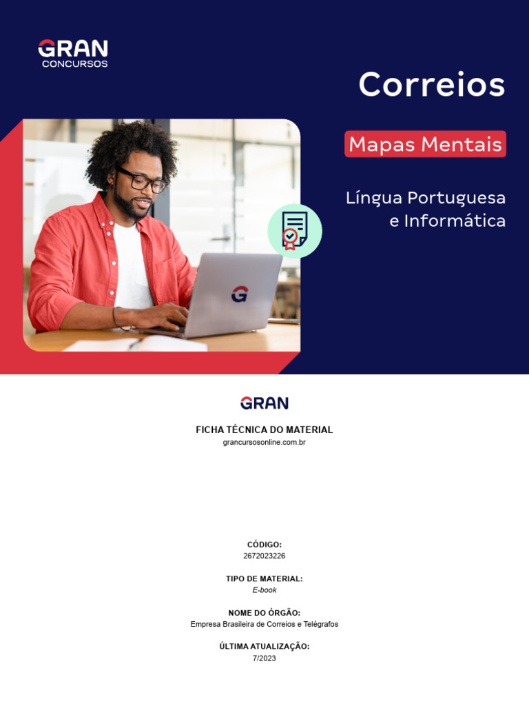 E Book Mapas Mentais de Lingua Portuguesa e Informatica | PDF | Portugal