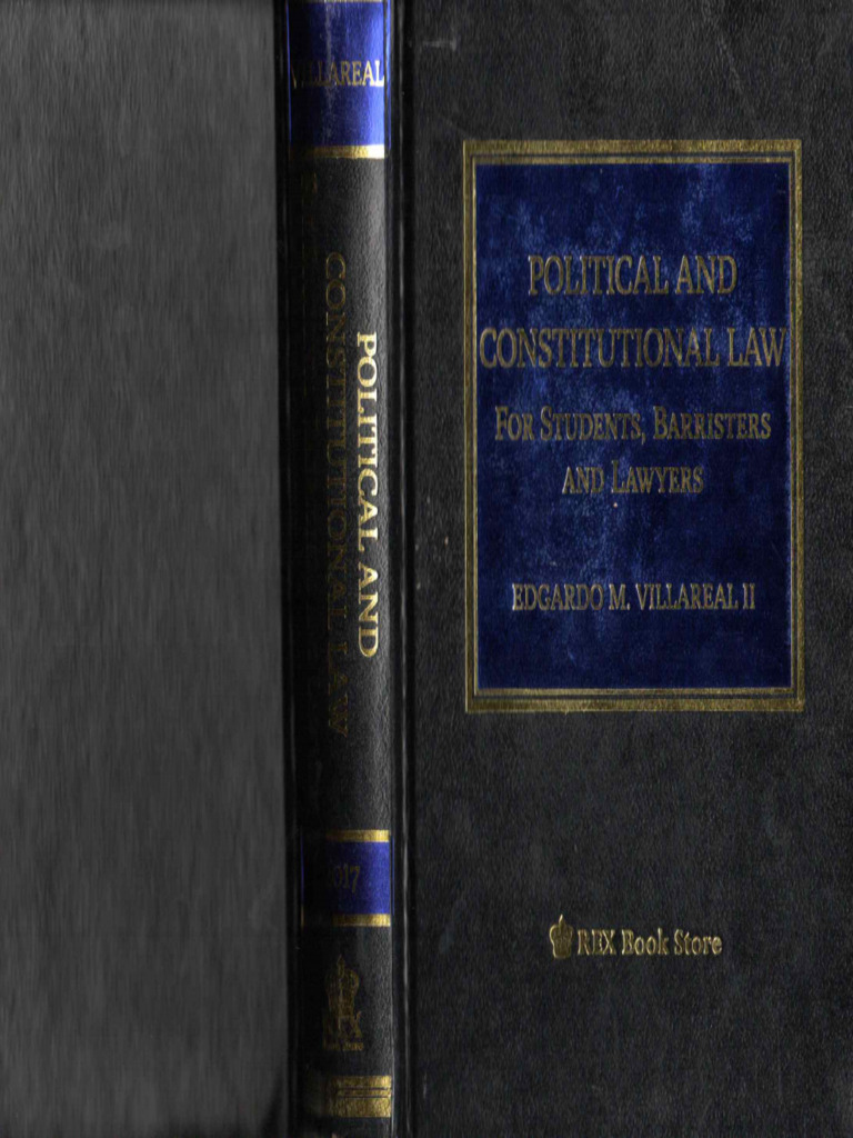 Political - Constitutional Law Villareal | PDF