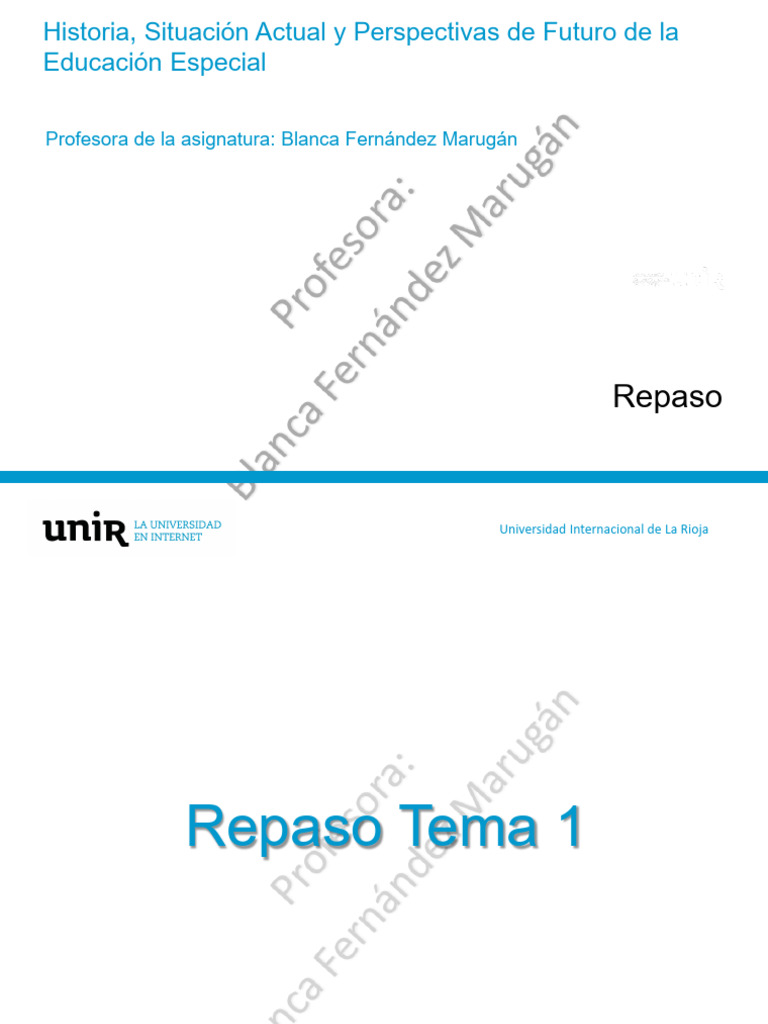 Repaso Final | PDF | Educación especial | Aprendizaje