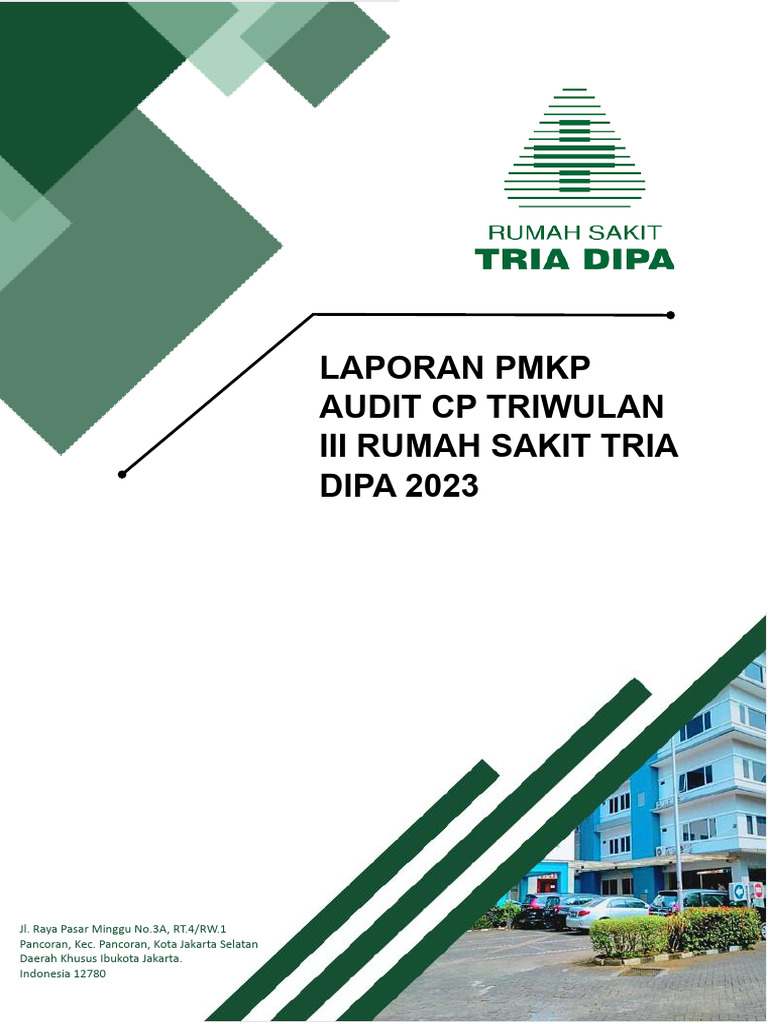 Laporan Audit Klinik RS Tria Dipa | PDF