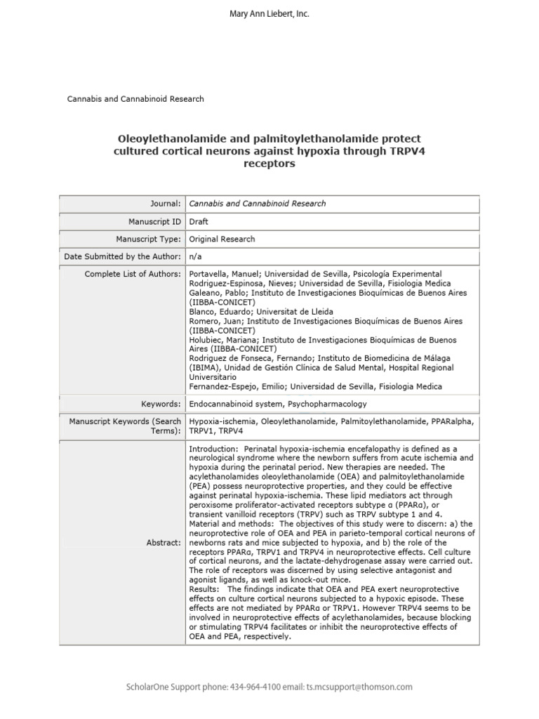 2018 Fernández-Espejp OEA - PEA - CAN - Proof | PDF