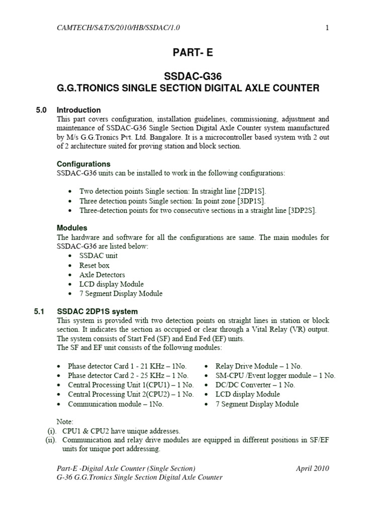 1 - SSDACPart E GGTronics | PDF | Relay | Central Processing Unit