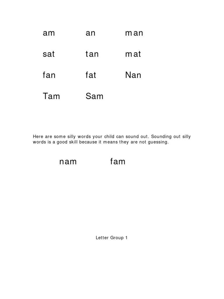 Words and Sentences The Squiggle Code Dictation and Reading | PDF