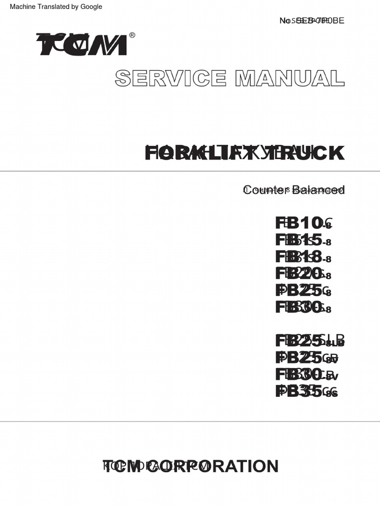 Nissan FB10-35 (001-100) | PDF