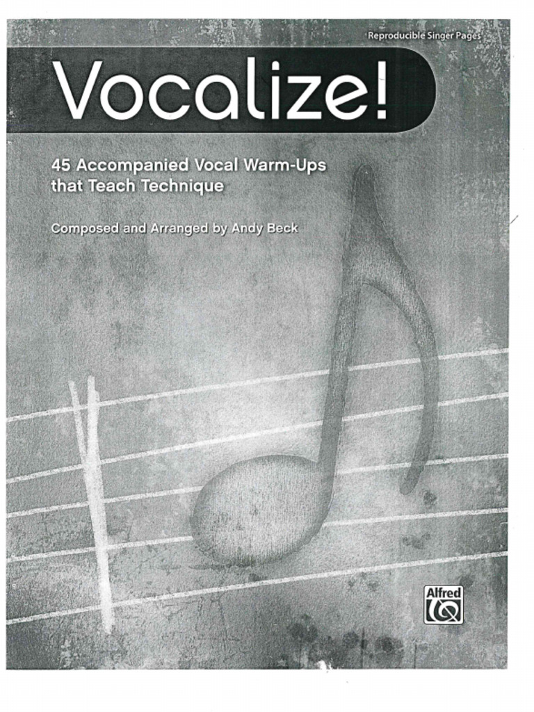 Vocalize Warm Up Exercises Pdf