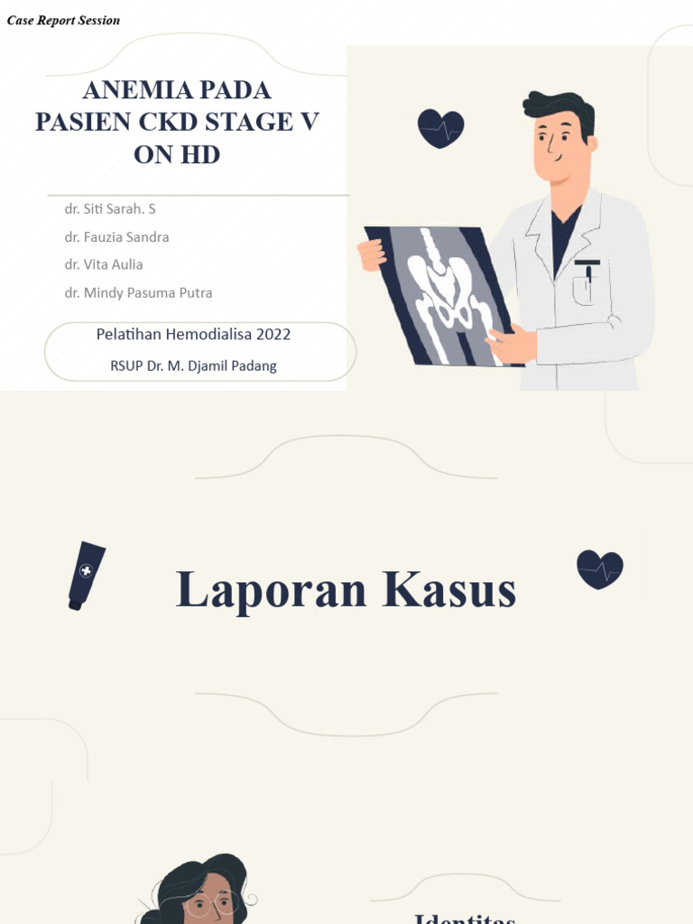 CRS Anemia Renalis + CKD Stage V On HD | PDF