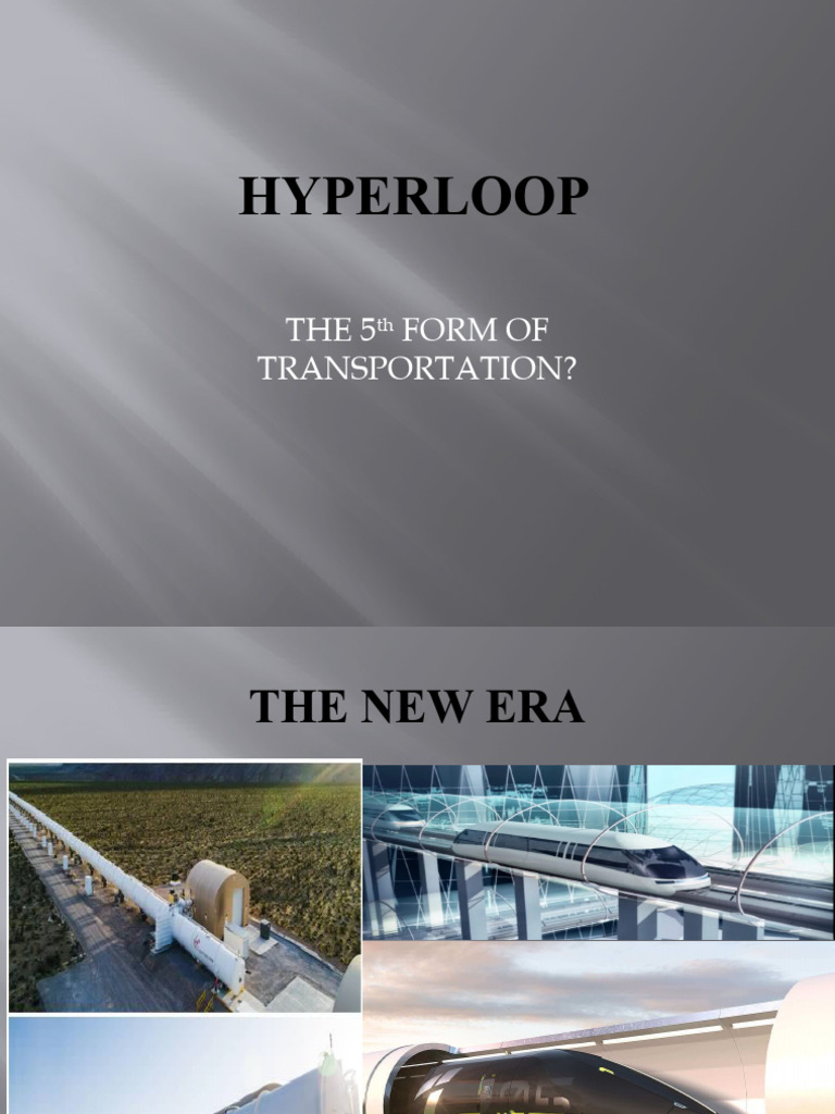 HYPERLOOP | PDF | Hyperloop | Transport