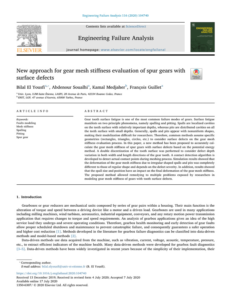 Investigation of The Influence of Oil Film Thickness On Helical Gear ... Investigation of The Influence of Oil Film Thickness On Helical Gear ...
