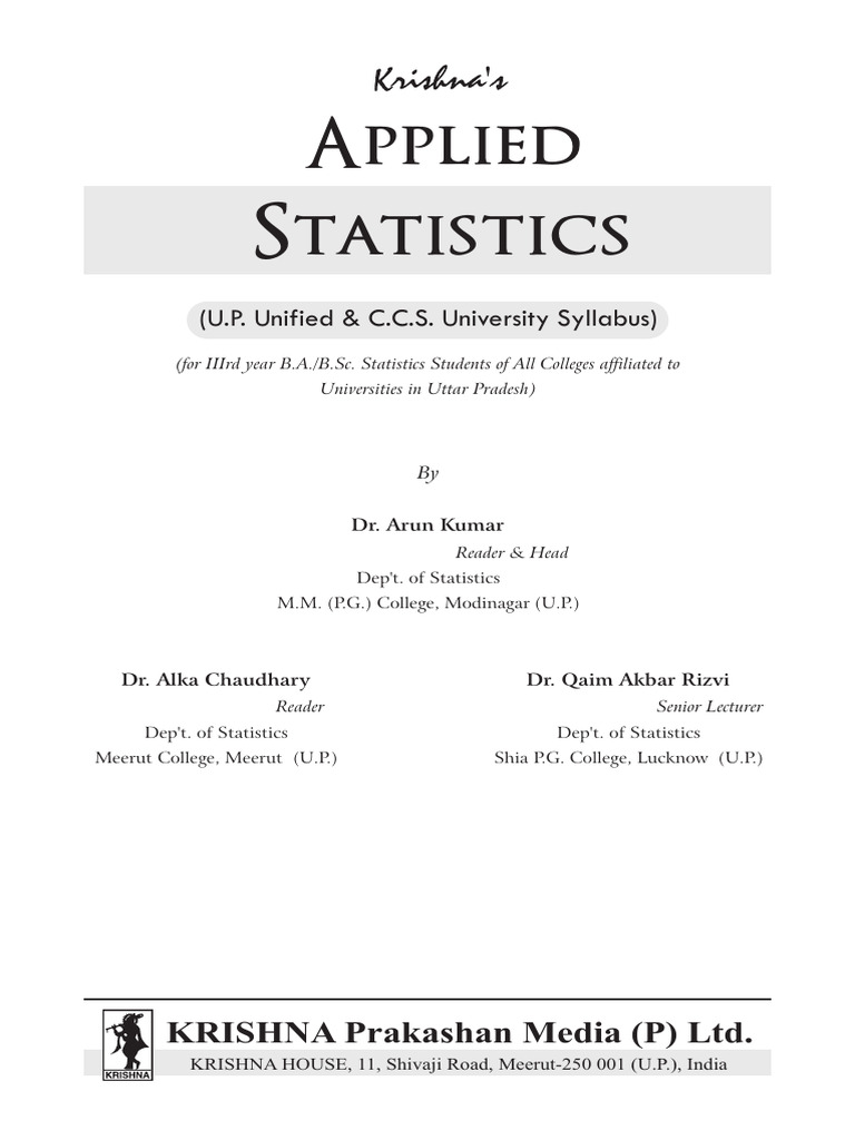 Applied Statistics | PDF | Cost Of Living | Business Cycle