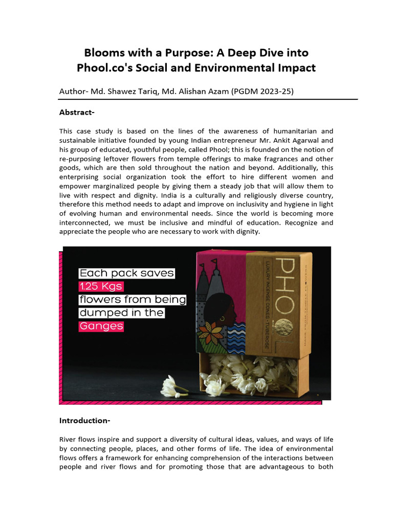 Blooms With A Purpose A Deep Dive Into Phool - Co Social and ...