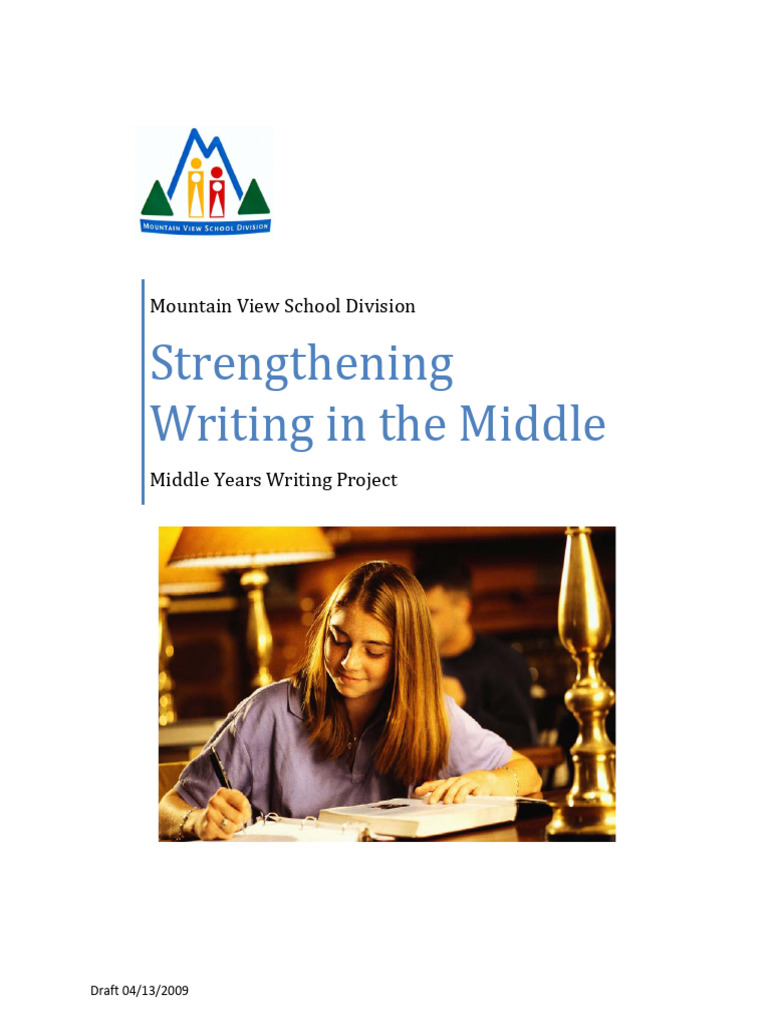 Middle Years Writing Project | PDF