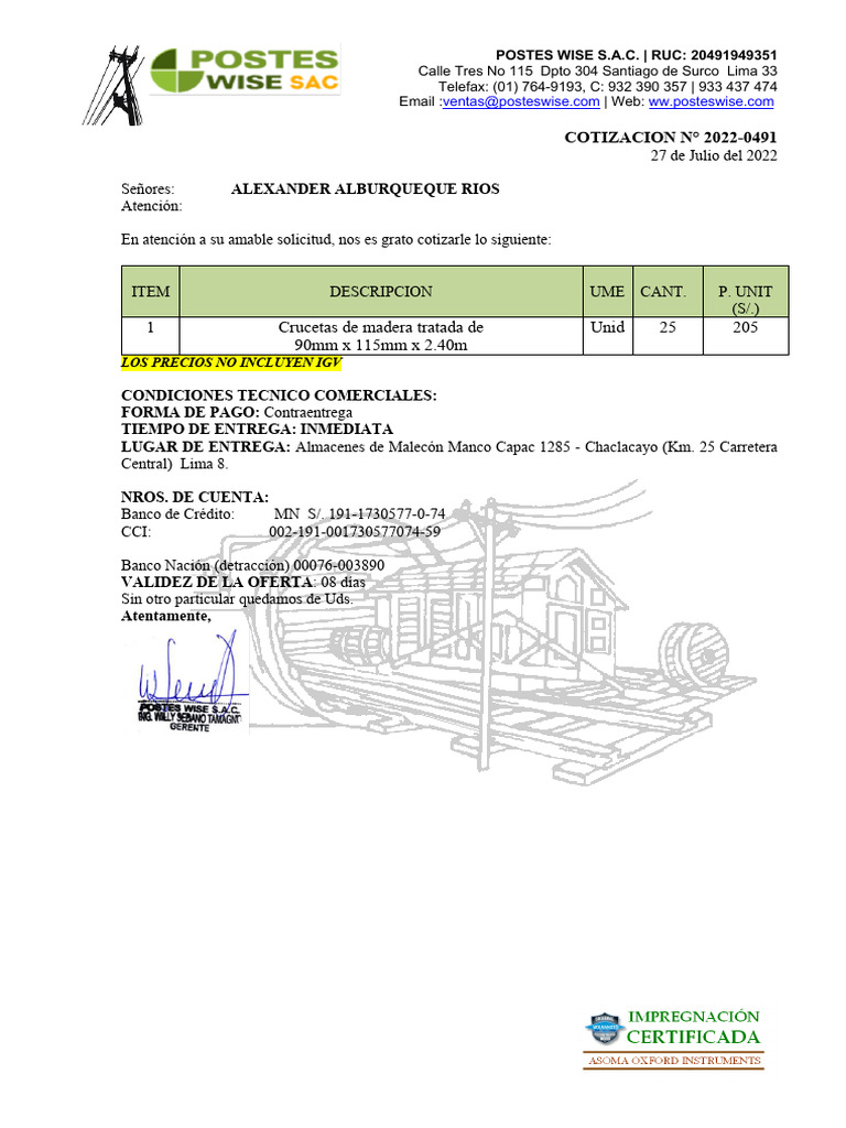 Cot 2022-0491 Wise | PDF