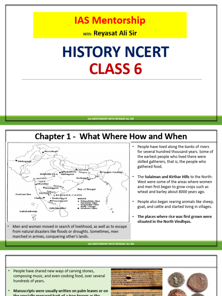 History Ncert Class 6 | PDF