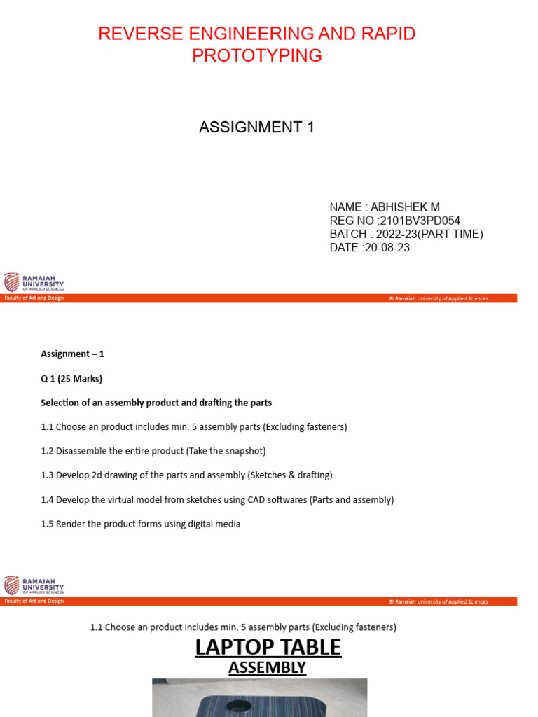 Re 1 Asg Abhishek M | PDF | Computer Aided Design | Computing
