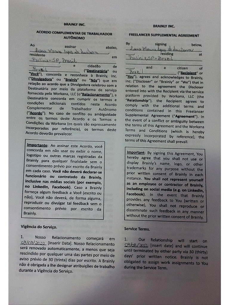 Contratodabainly 345 | PDF