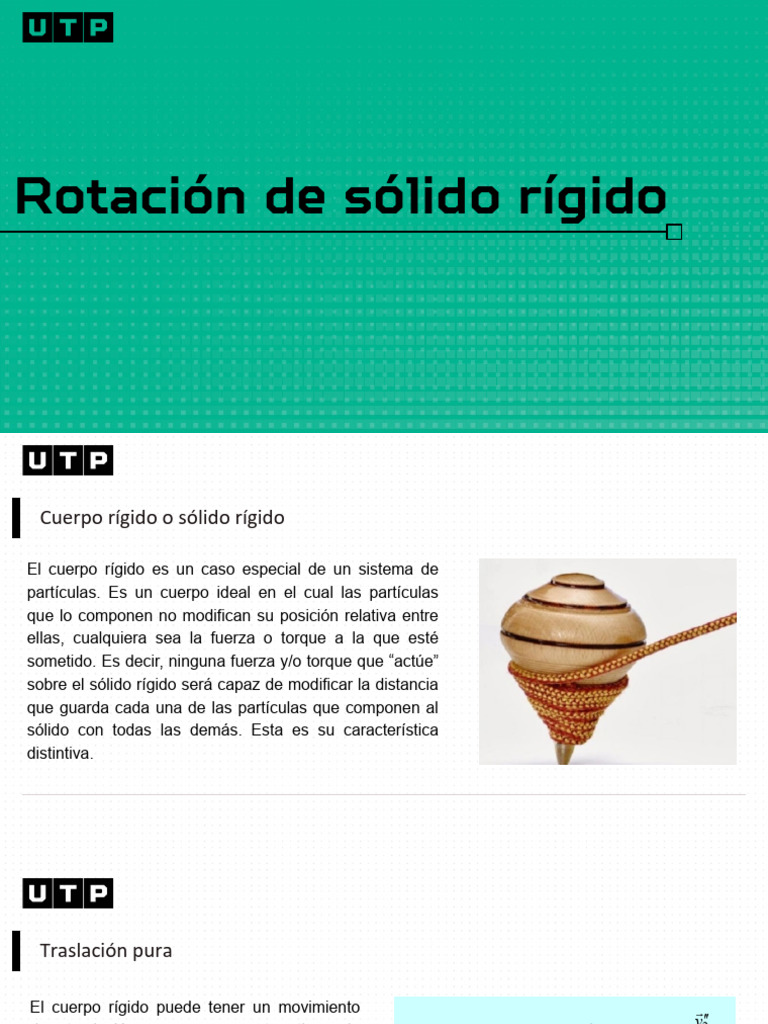 Rotación de Sólido Rígido | PDF | Rotación | Velocidad