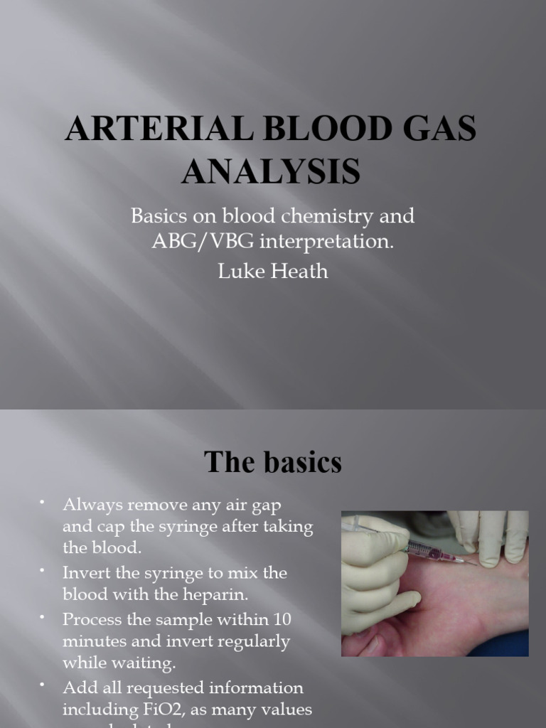 Abg Analysis - 2014 | PDF | Carbon Dioxide | Bicarbonate