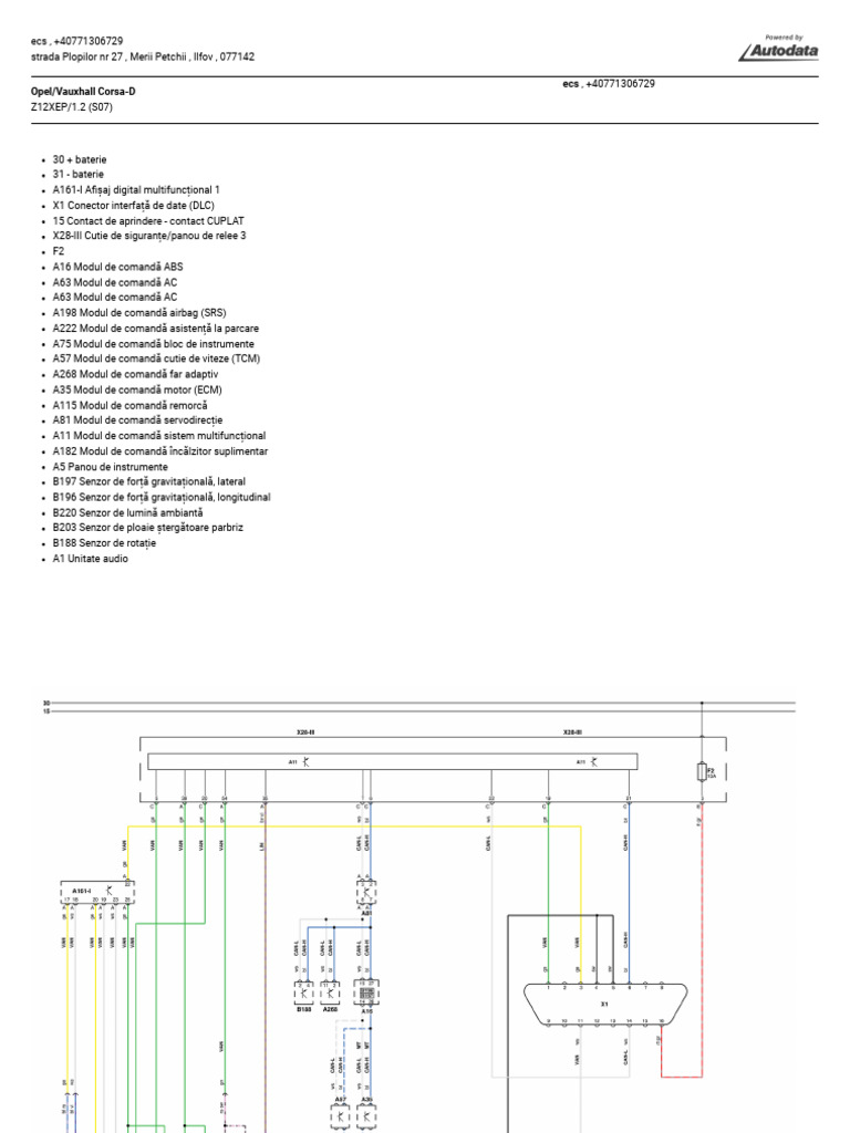 Wiring Diagram - Autodata | PDF