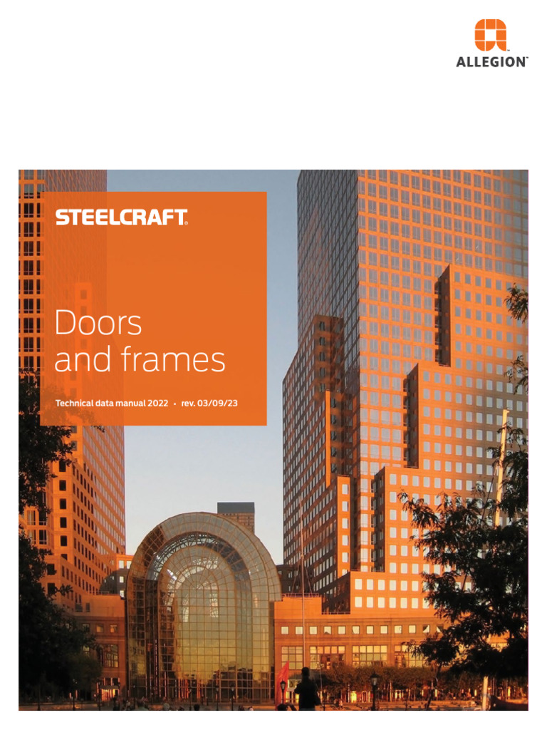 Steelcraft Tech Data Manual 105001 | PDF