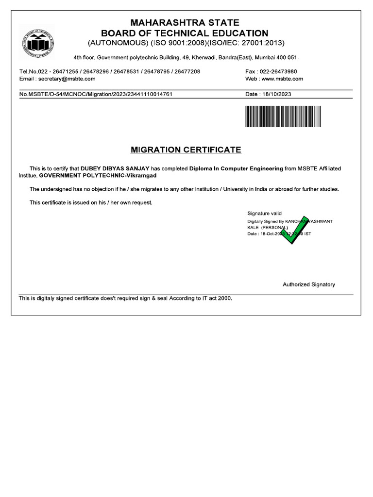 Dibyas Validate Migration | PDF Dibyas Validate Migration | PDF
