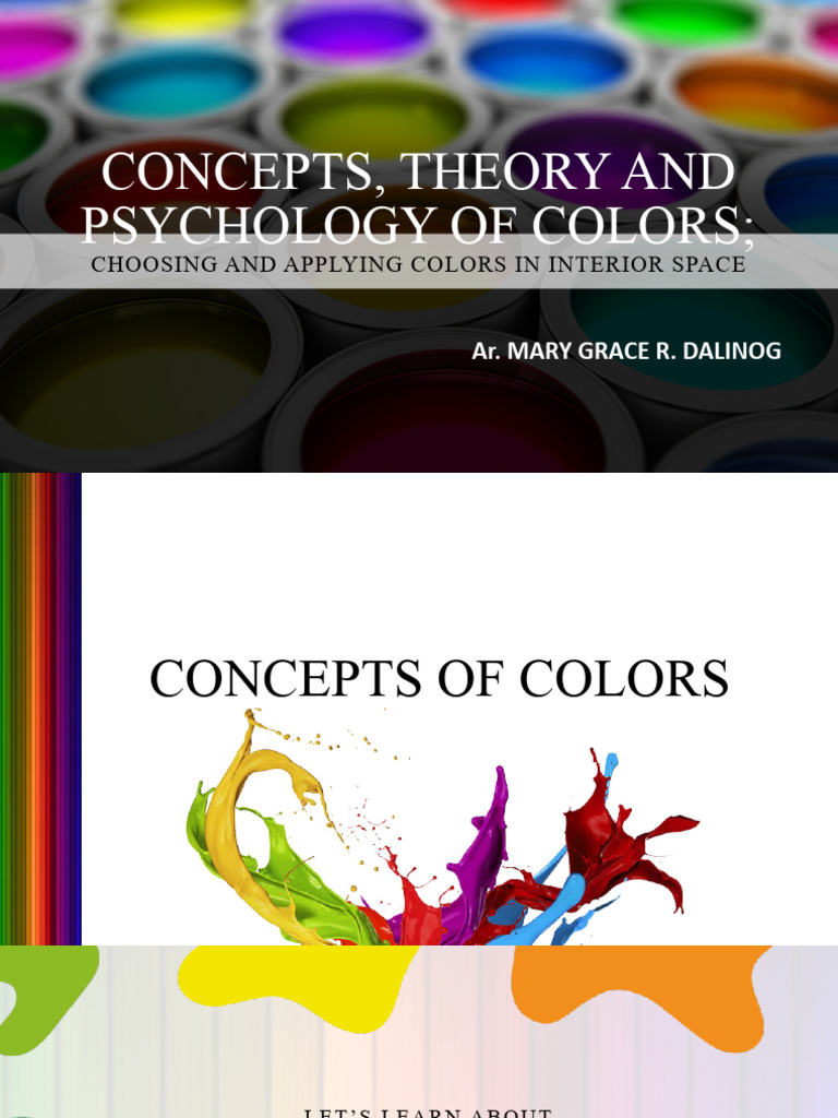Concepts, Theory, and Psychology of Colors | PDF