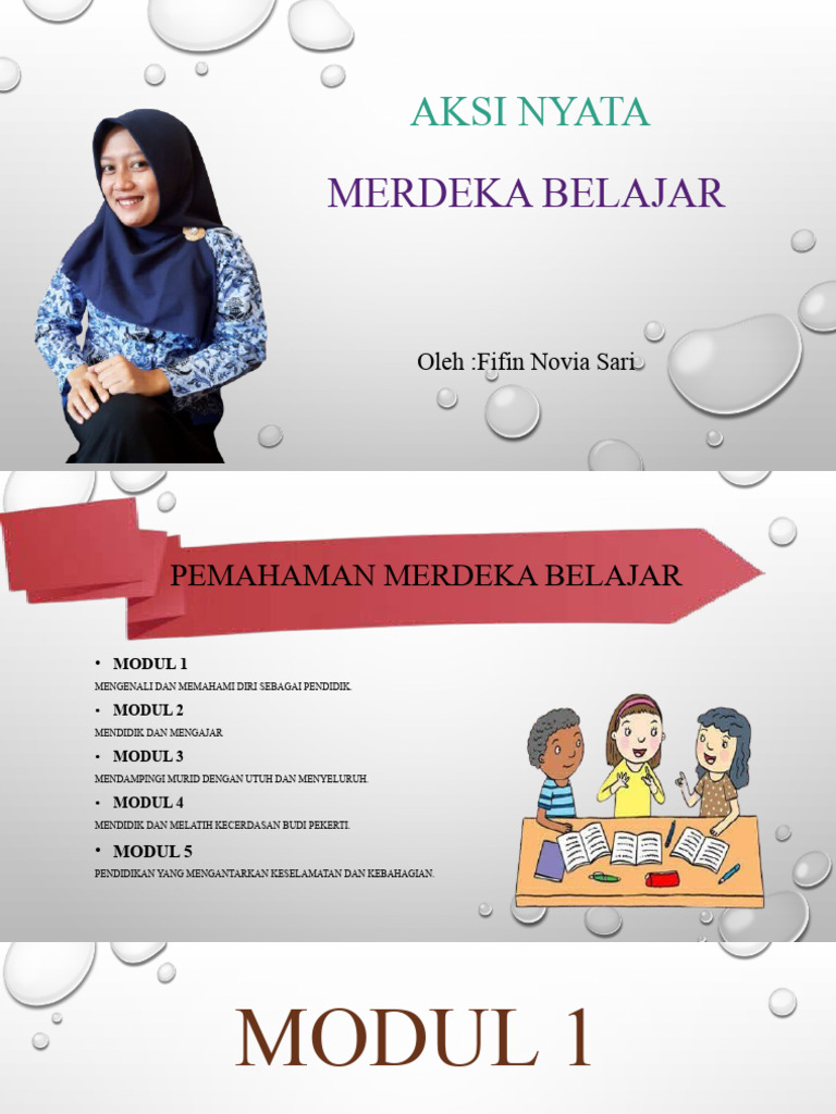 Aksi Nyata Merdeka Belajar (Fifin Novia Sari) | PDF