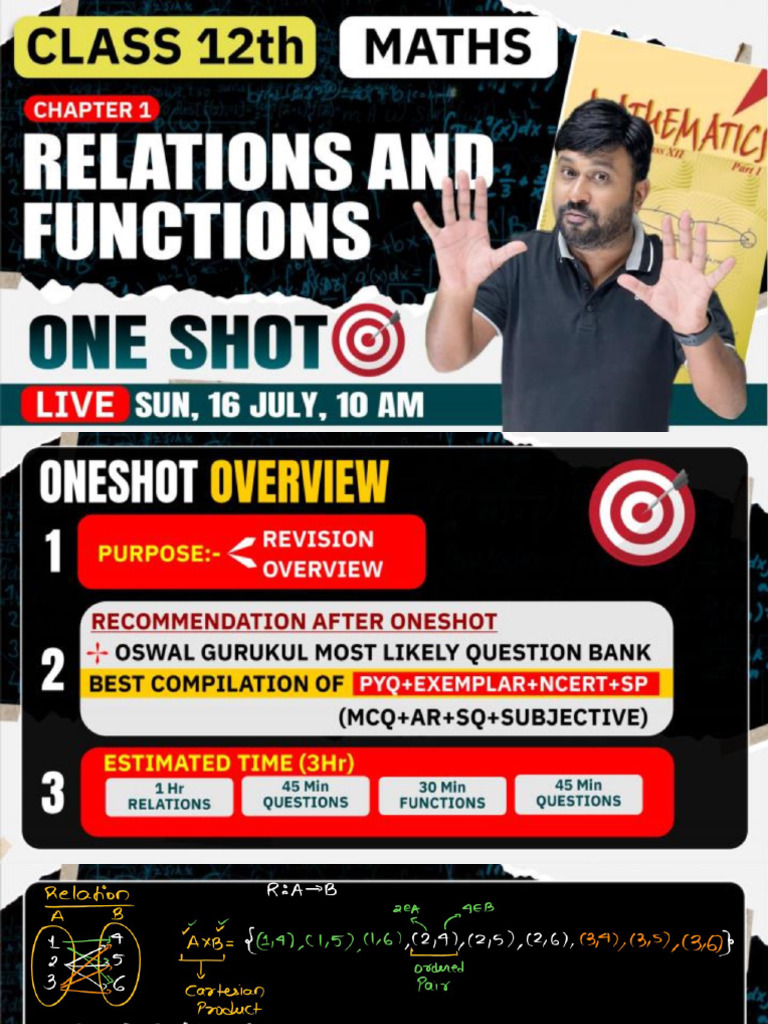 CH 1 Relations & Functions | PDF