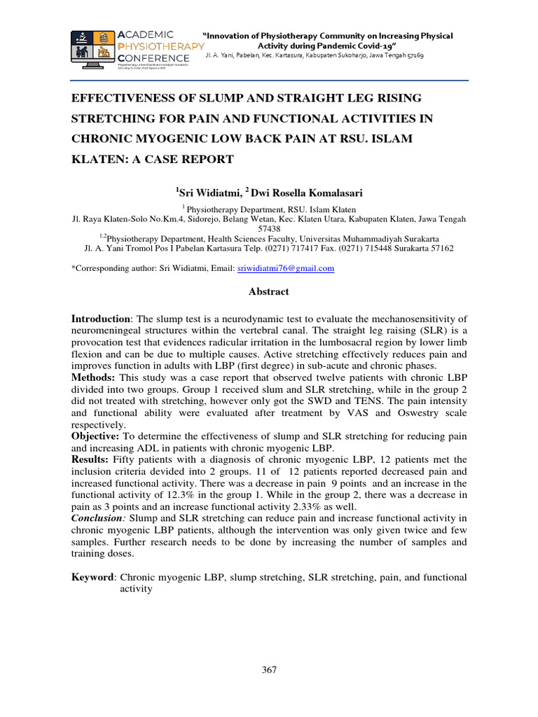 Slump Exercise English | PDF